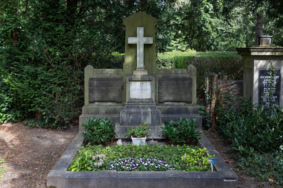 Anton Hubert Scheben (Schebens Tünn) (1837 – 1903) | Melaten Friedhof